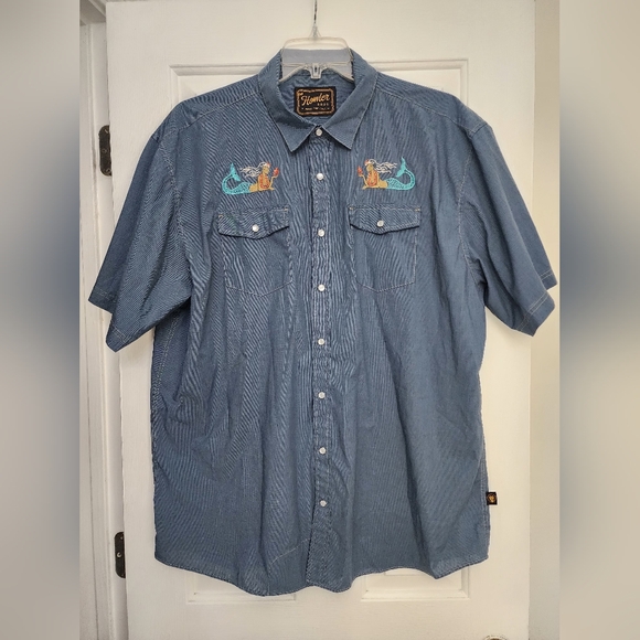 Howler Brothers | Shirts | Rare Howler Bros Mermaid Mutation H Bar B ...